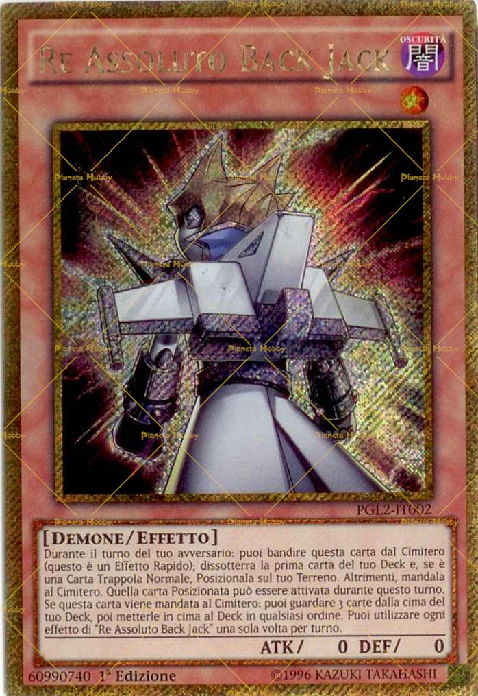 Acquistiamo Re Assoluto Back Jack