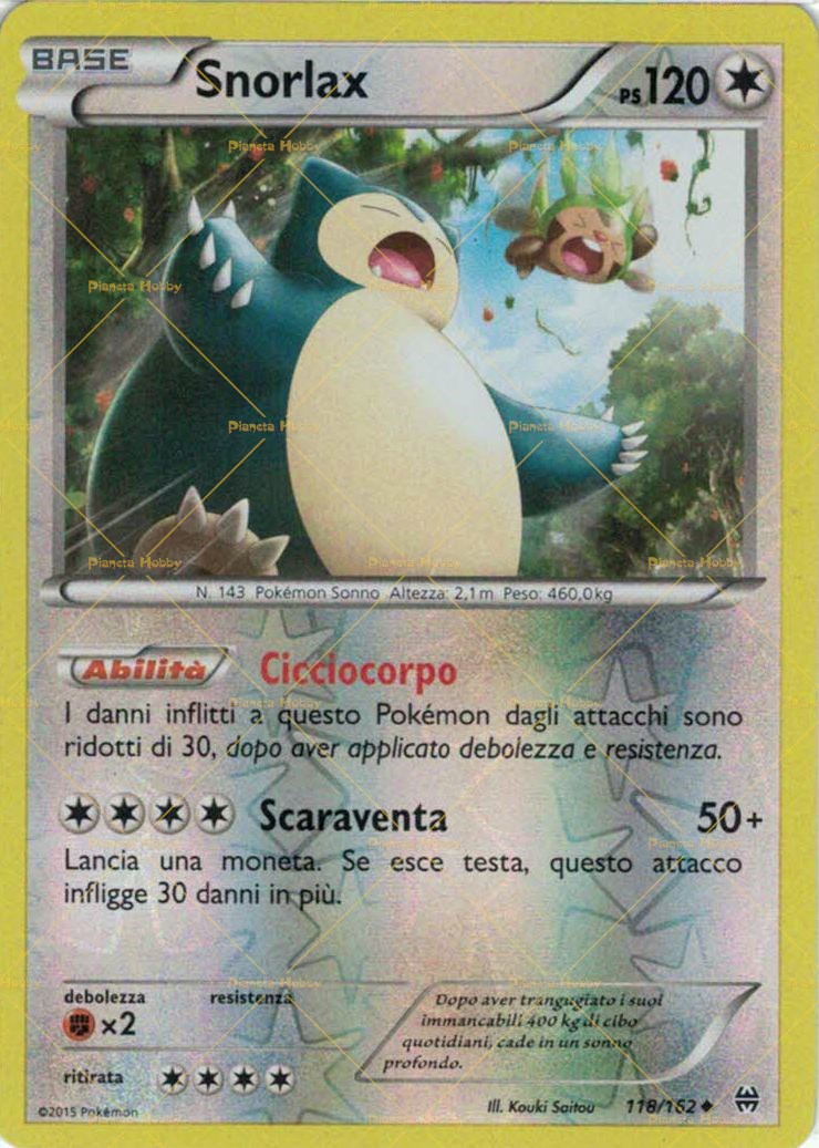 Acquistiamo Snorlax reverse