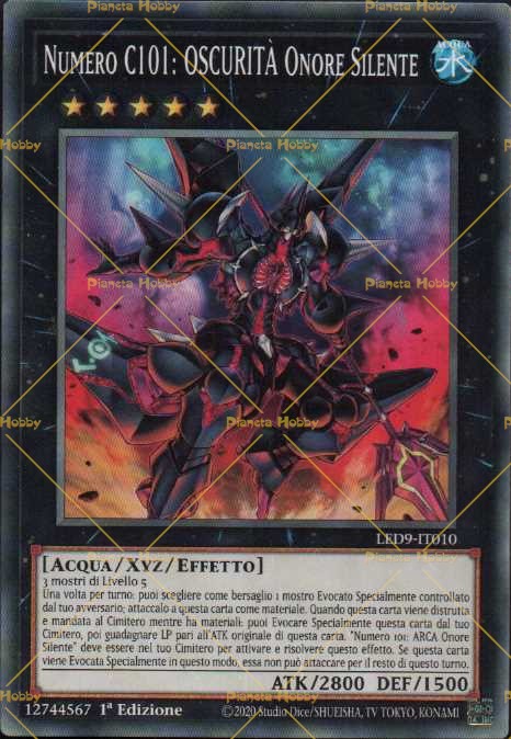 Numero C101: OSCURITÀ Onore Silente