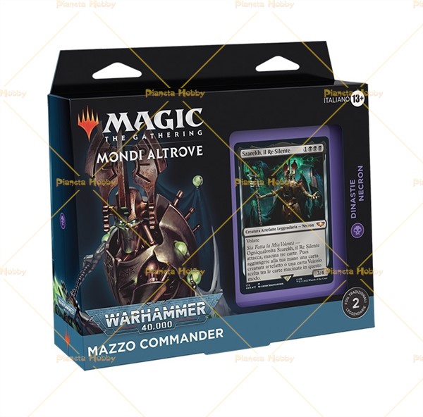 Mondi Altrove Warhammer 40,000 Commander Deck Dinastie Necron