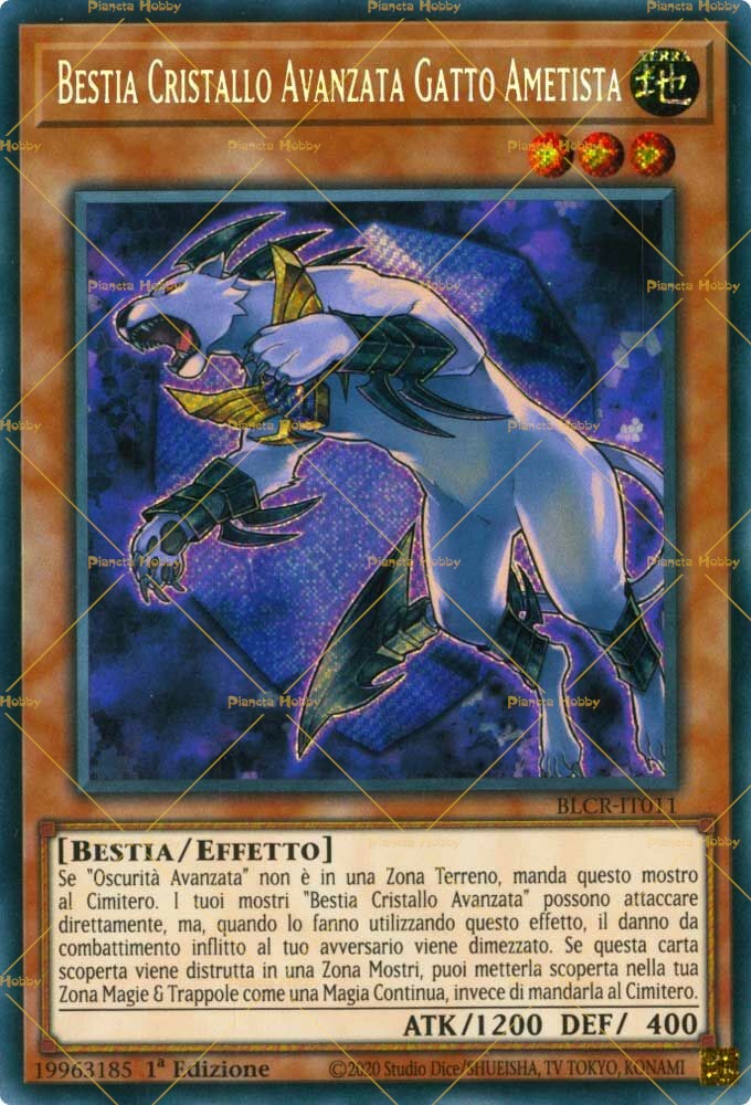 Bestia Cristallo Avanzata Gatto Ametista