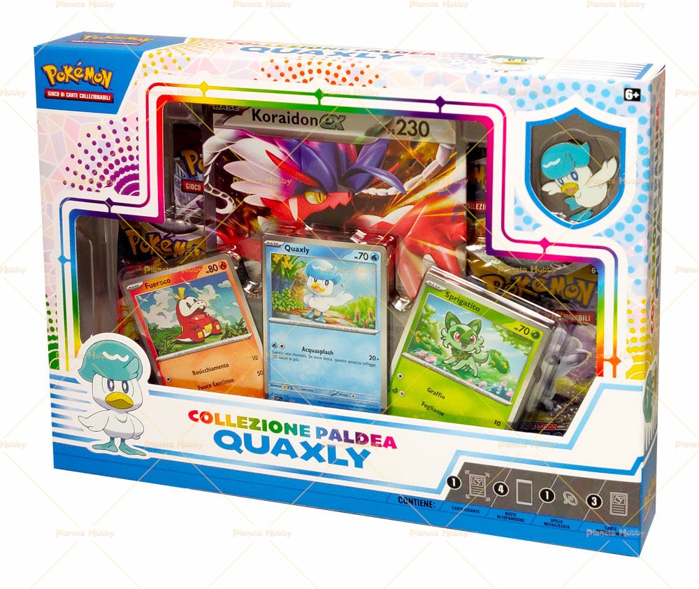 Pokemon Collezione Paldea Quaxly, Koraidon