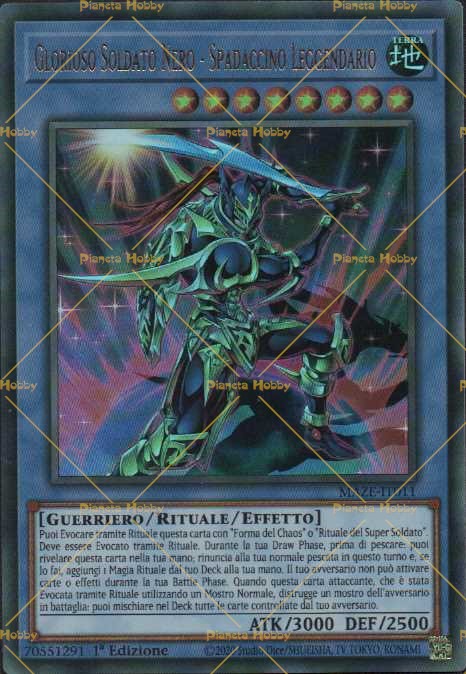 Glorioso Soldato Nero - Spadaccino Leggendario