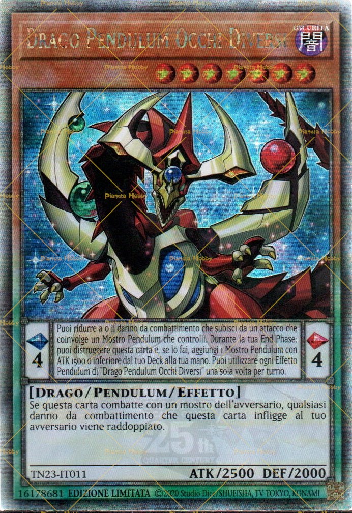 Drago Pendulum Occhi Diversi