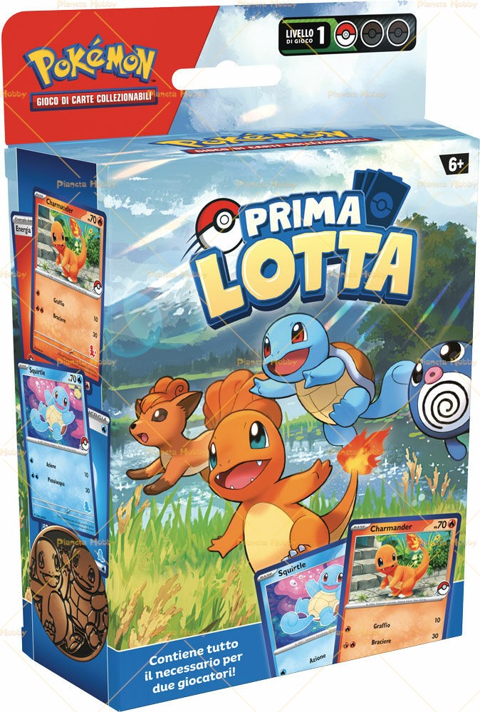 Pokemon Mazzo Prima Lotta Charmander e Squirtle