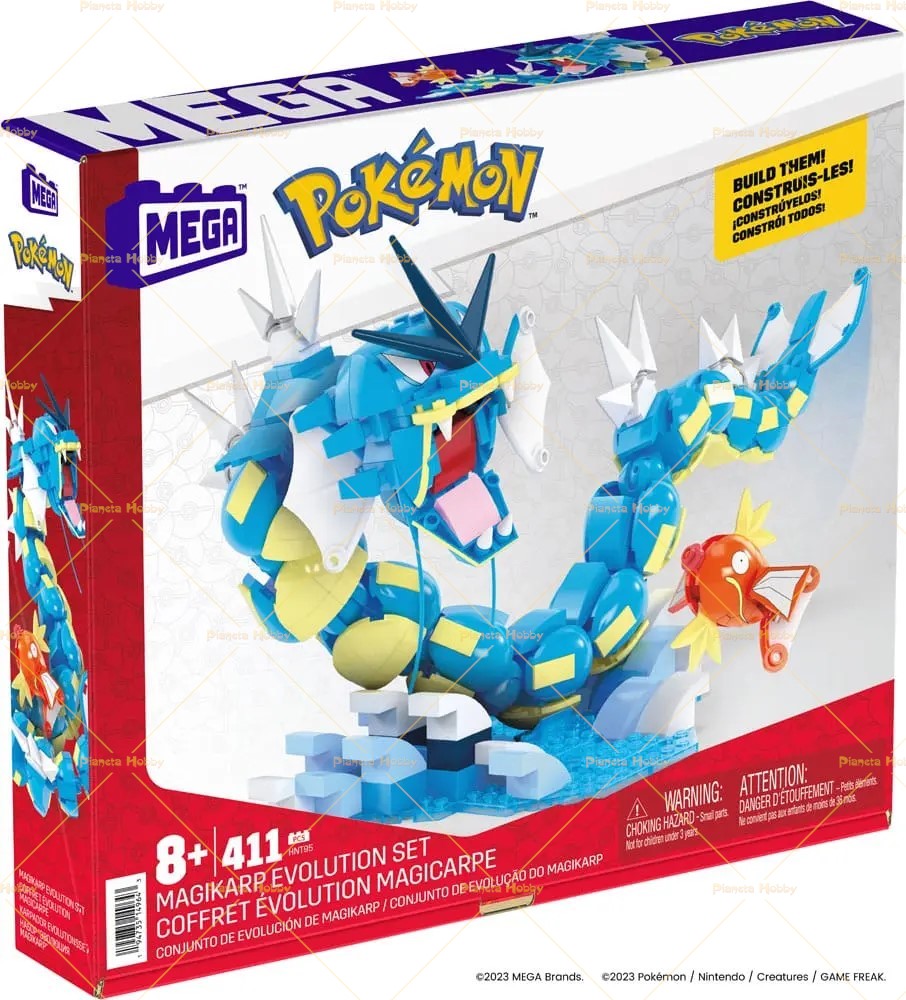 Pokemon Mega Construx Set Magikarp Evolution Set