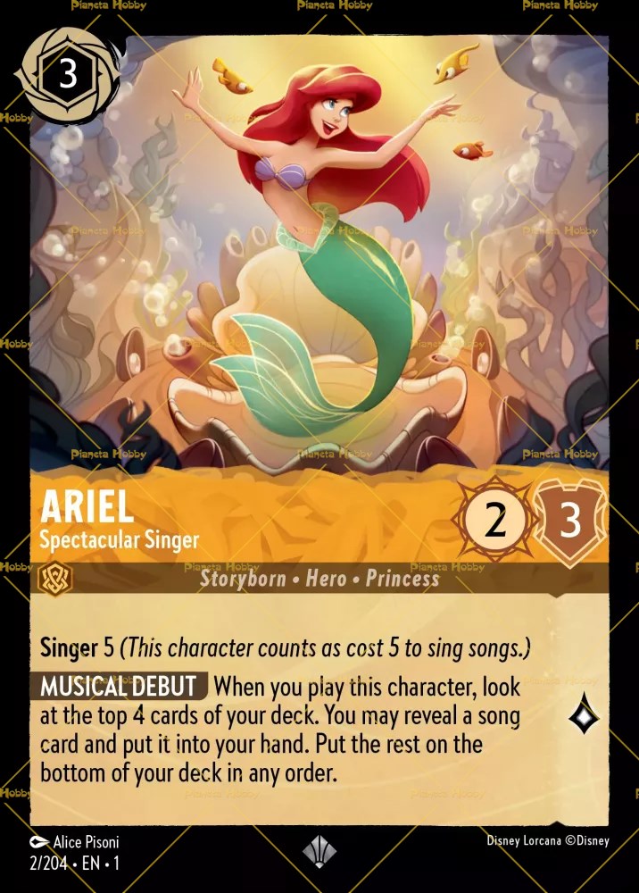 Ariel - Spectacular Singer Foil