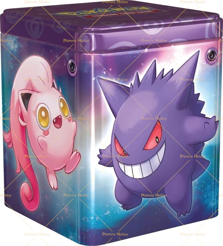 Stacking Tin da Collezione Tipo Psico: Gengar,Espeon,Ponyta di Galar e ...