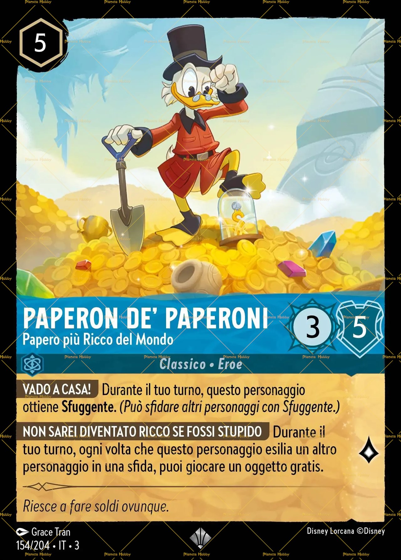 Paperon De' Paperoni - Papero più Ricco del Mondo