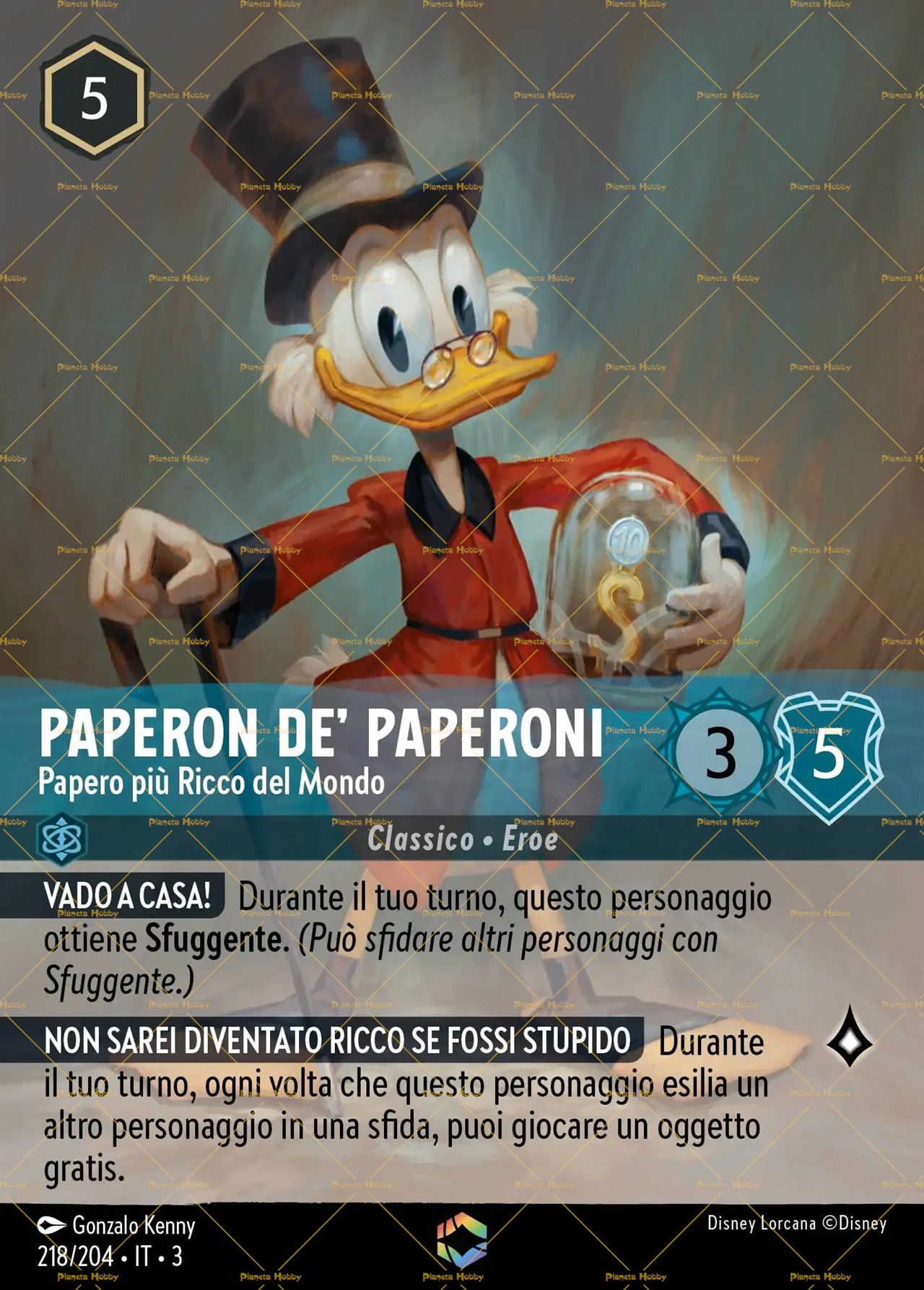Paperon De' Paperoni - Papero più Ricco del Mondo