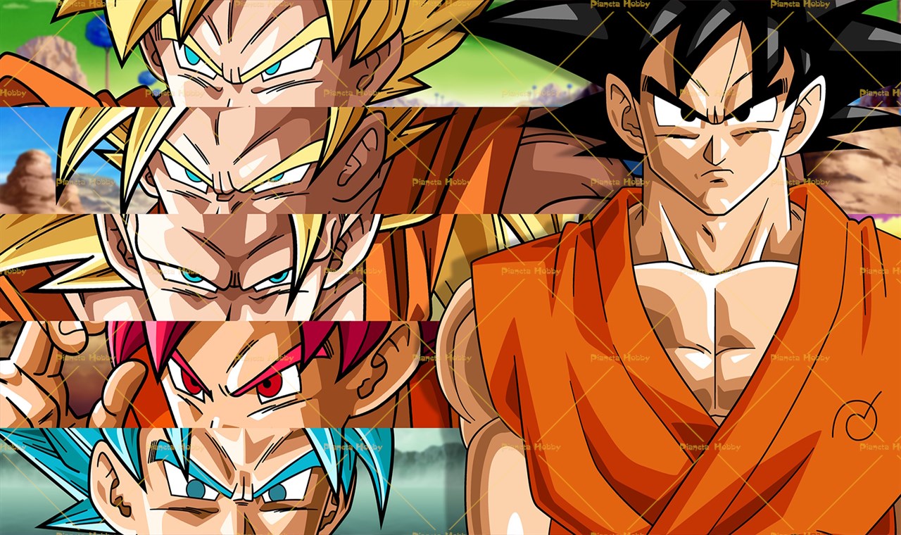 Tappetino Playmat - Goku, SS1, SS2,SS3, Kaioken e God
