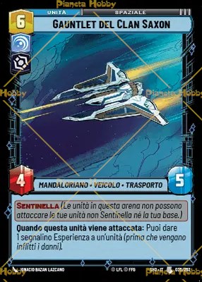 Gauntlet del Clan Saxon Foil