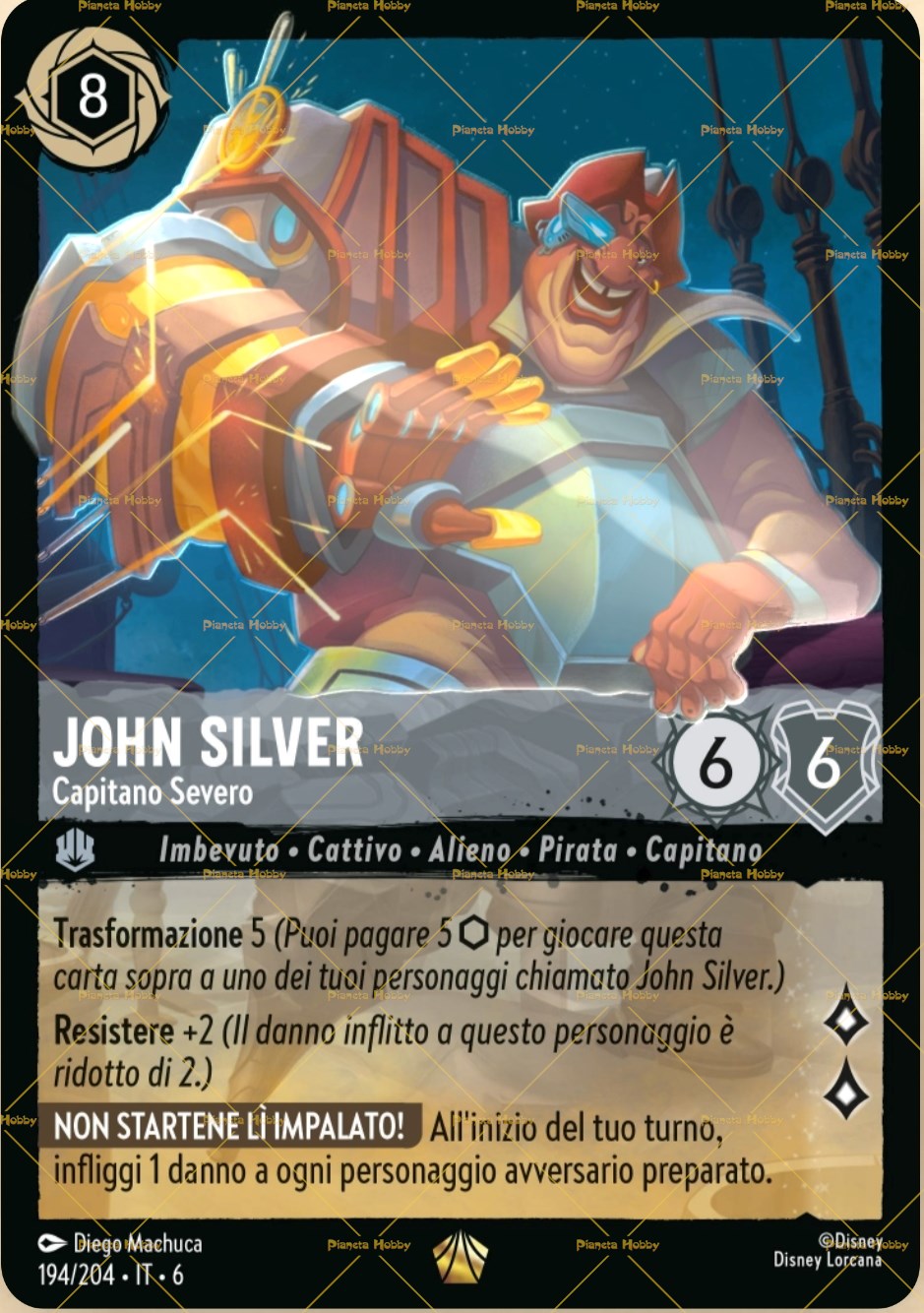 John Silver - Capitano Severo Foil