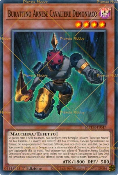 Burattino Arnese Cavaliere Demoniaco