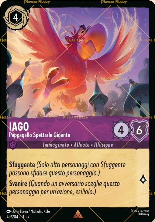 Iago – Pappagallo Spettrale Gigante
