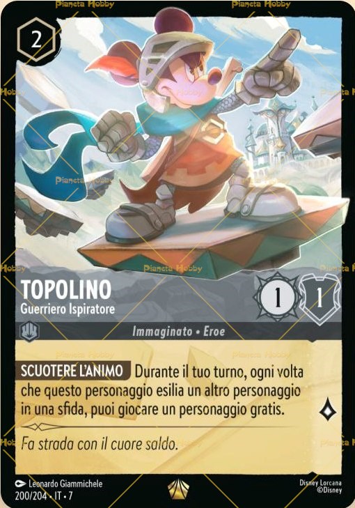 Topolino – Guerriero Ispiratore (V.1)