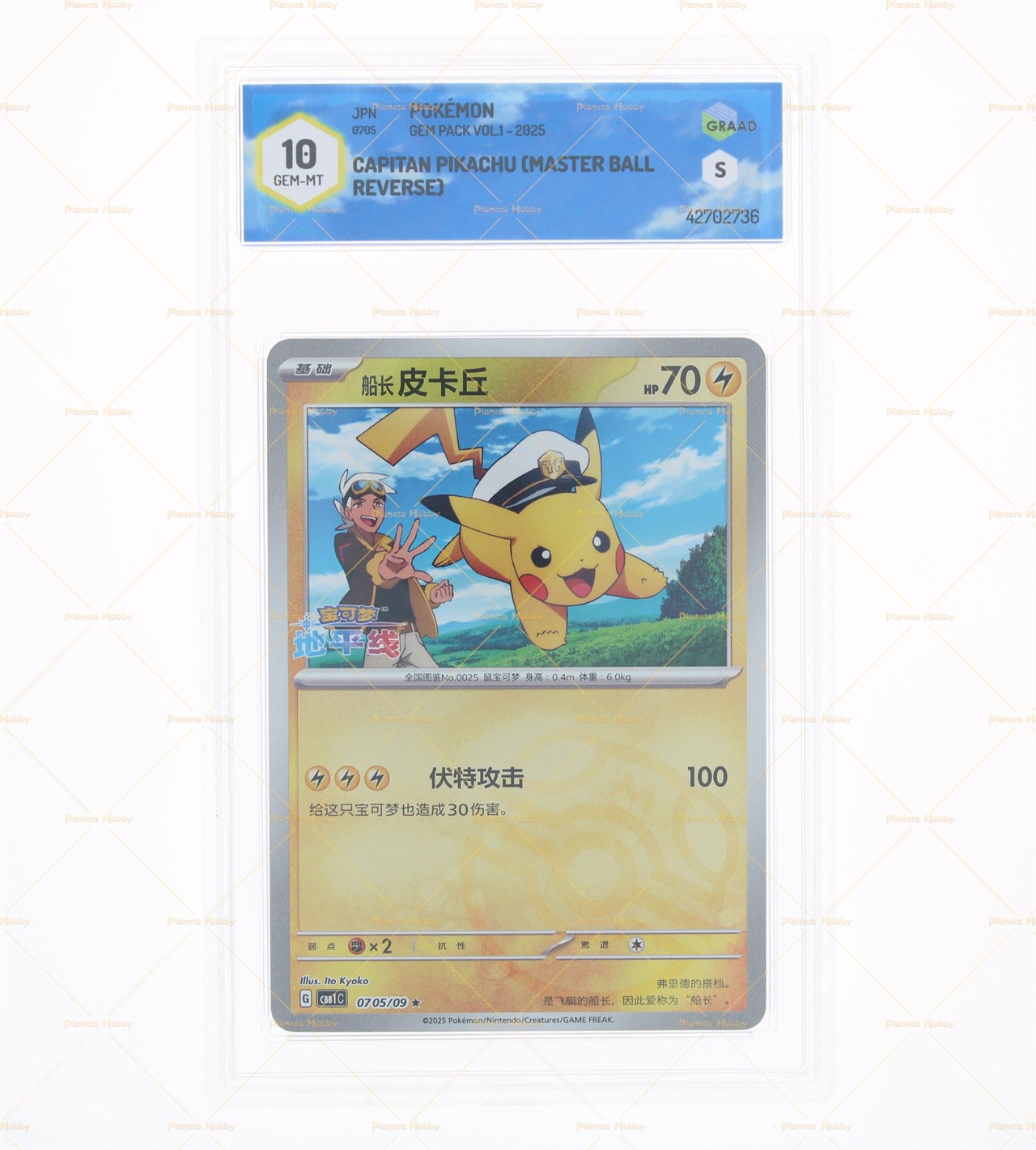 CAPTAIN PIKACHU ( MASTER BALL REVERSE ) - 07 05/09 - GRAAD 10 - CBB1C ...