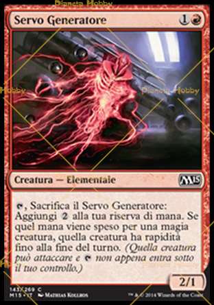 Servo Generatore - Generator Servant