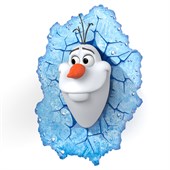 Lampada da muro Disney Frozen Olaf 3D FX Deco Light
