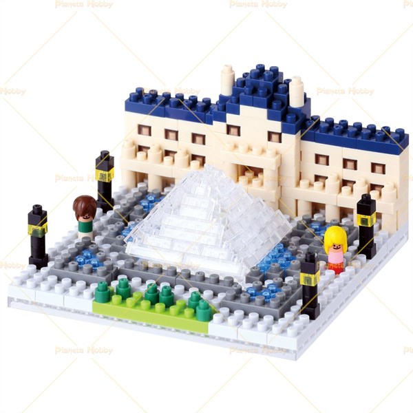 Nanoblock - Museo Louvre