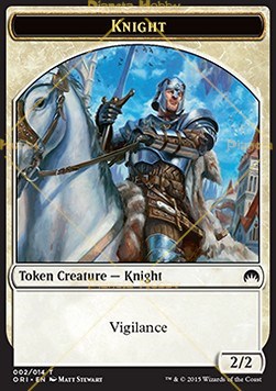 Knight Token (White 2/2)