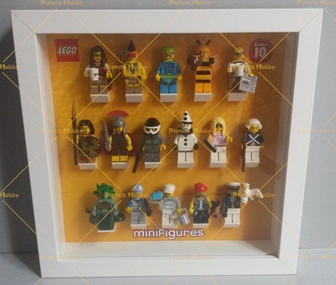 Vetrina Display Case Minifigures 10° serie