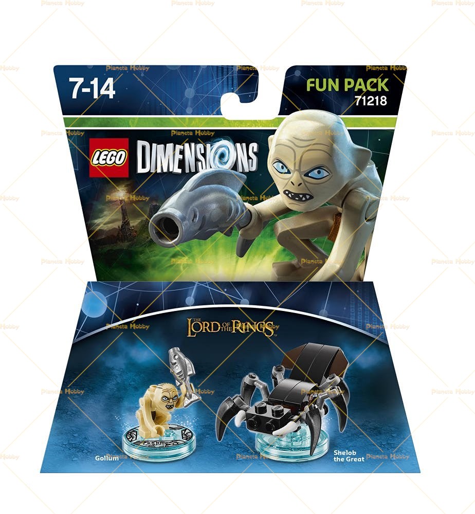 Lego 71218 Fun Pack Il Signore degli Anelli Gollum e Shelob the Great