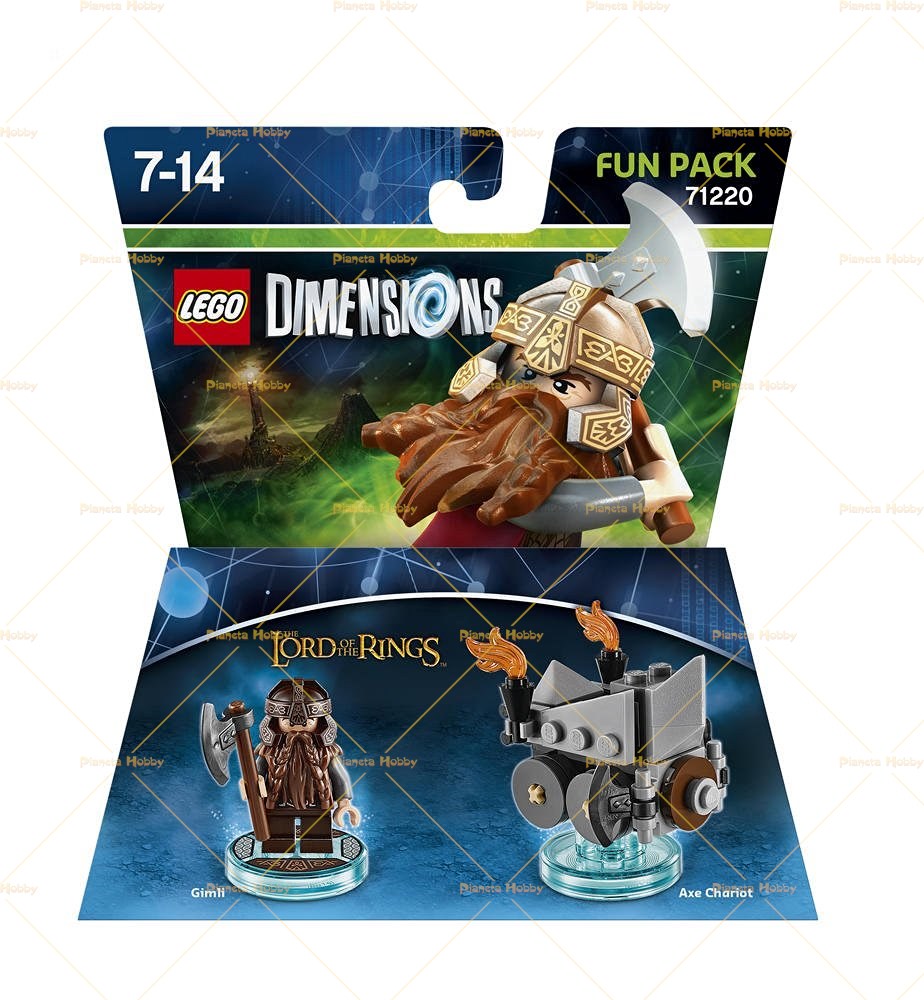 Acquistiamo Lego 71220 Fun Pack Il Signore degli Anelli Gimli e Axe Chariot