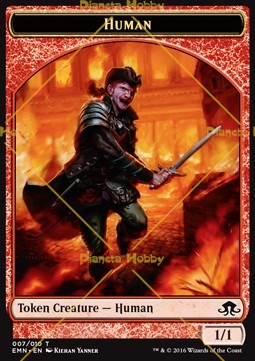 Human Token (Red 1/1)