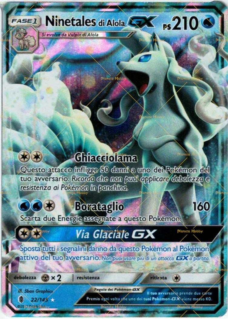 Ninetales di Alola GX