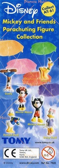 Mickey and Friends Parachuting Figure Collection